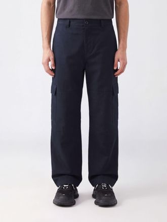 Balenciaga Weitbein-Cargohose aus Baumwolle in Anthrazit