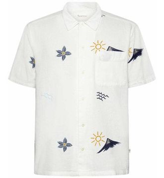 Knowledge Cotton Apparel Box fit M - Kurzarmhemd - Herren