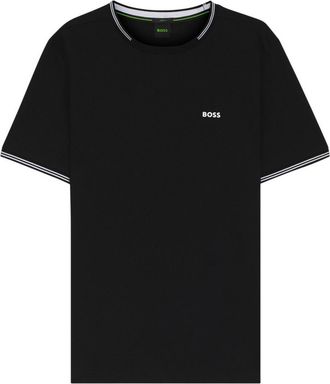 HUGO BOSS Hbg Taul T-Shirt f&uuml;r Herren, Baumwolle, Regul&auml;r (Schwarz)