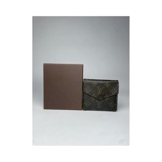 Louis Vuitton Portefeuille en cuir Pre-owned - Femme - Pre-owned - Brun - Taille: ONE Size