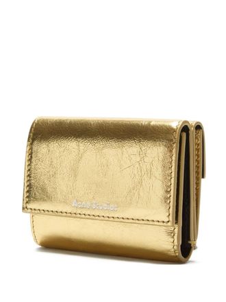 Acne Studios Kartenetui mit Logo - Gold