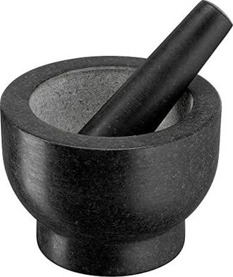 T-fal Jamie Oliver by Tefal Mörser und Stößel aus Granit, 14,5 cm Durchmesser, Kräuter und Gewürze zerkleinern, einfache Reinigung, K1823155