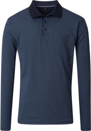 Casamoda Herren Polo-Shirt Langarm (454385000), Gr&ouml;&szlig;e:6XL, Farbe:Aqua bis Petrol (154)