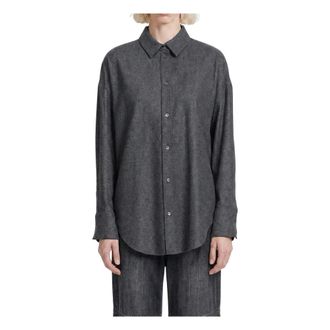 Max Mara Wollflanellhemd - - Blouses & Shirts - Damen - Grau - 3XS