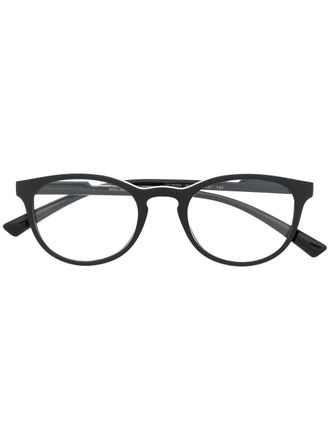 Dolce & Gabbana Eyewear lunettes de vue &agrave; monture ronde - Noir