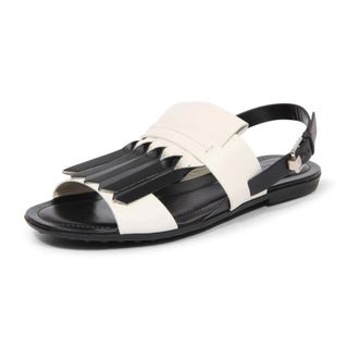 Tod's Origami Fransen Sandale - - Shoes - Damen - Wei&szlig; - 35 EU