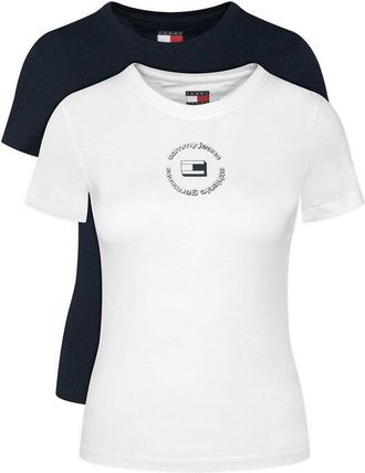 Tommy Jeans T-Shirt-Set DW0DW23004 Bunt Slim Fit