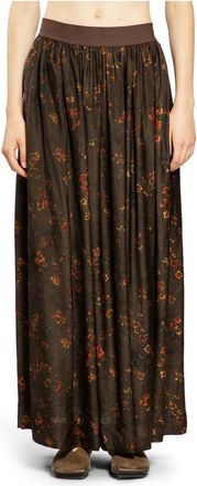 Uma Wang UMA Wang, Femme, Jupes, Brun, Taille: 40 FR Gillian Skirt