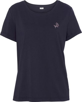 s.Oliver Schlafshirt dunkelblau