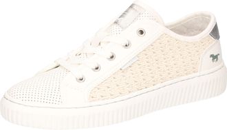 Mustang Jeans Mustang Damen 1516-302 Schnuerhalbschuh, Weiss, 38 EU