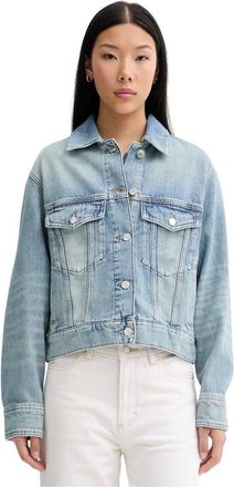 Marc O'Polo Femme, Vestes, Bleu, Taille: 40 FR Veste en jean courte