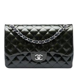 Chanel Pre-owned Double Flap Schultertasche - - Pre-owned - Damen - Gr&uuml;n - ONE SIZE