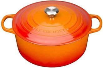 LE CREUSET Signature Br&auml;ter rund 28 cm ofenrot