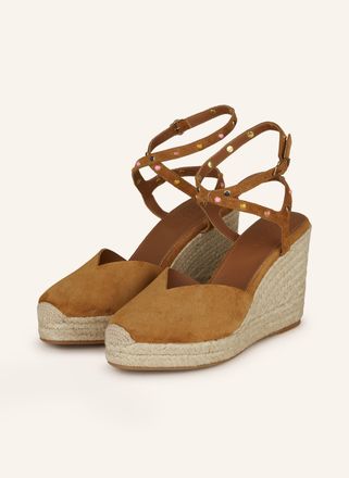 BA&SH Ba&Sh Wedges Cayos Mit Schmucksteinen braun