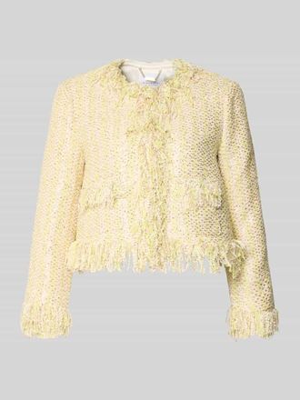 Rich & Royal Regular Fit Jacke in Boucl&eacute;-Optik
