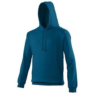 Awdis Sweatshirt &agrave; Capuche College - Adulte (L) (Bleu Turquoise)