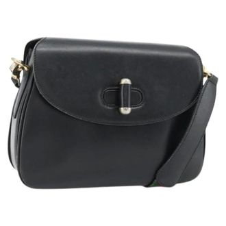 Gucci Sac bandouli&egrave;re vintage doccasion - Femme - Pre-owned - Noir - Taille: ONE Size
