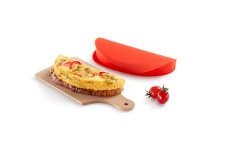 Lékué 3402700R10U008 Omelette-Garer 0,4 l Rot