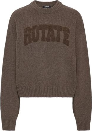 Rotate Rotate Pullover - - Knitwear - Damen - Braun - L