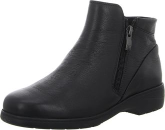 Caprice Caprice Comfort Leder flache Stiefelette Schwarz 26406