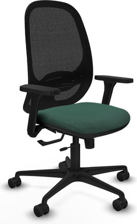 Piqueras y Crespo Cilanco Telearbeitsstuhl mit 3D-Armen, h&ouml;henverstellbare Lendenwirbelst&uuml;tze, ausgestattet mit Syncro/Traslack und Schneidschaum, mit Rollen von 65 mm,