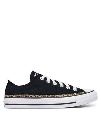 Converse Sneakers aus Stoff CHUCK TAYLOR ALL STAR LEOPARD A19180C Schwarz