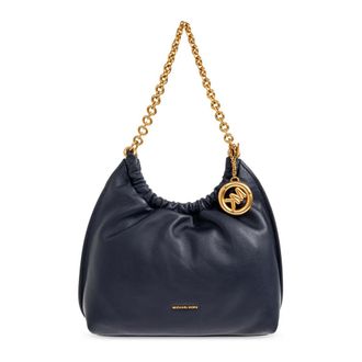 Michael Kors Femme, Sacs, Bleu, Taille: ONE Size Sac bandouli&egrave;re en cuir