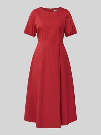 More & More Midikleid mit Rundhalsausschnitt