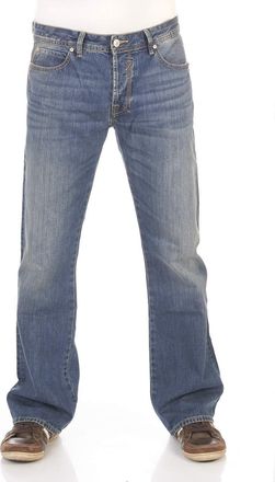 LTB Jeans JEANS Herren Jeans Bootcut RODEN - Normal Waist Herren Bootcut Jeans mit Knopfleiste und Stretch - RODEN GIOTTO WASH Jeanshose Blau 34W / 34L