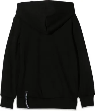 Vision Of Super Rock Mouth Graphic Print Hoodie - Black
