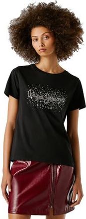Pepe Jeans London Brady T-Shirt, Noir (Black), Small Femmes