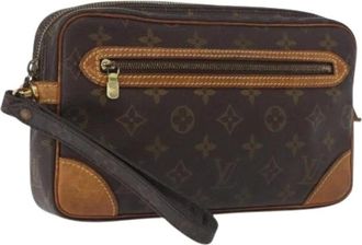 Louis Vuitton Sac Clutch Monogram Pre-owned - Femme - Pre-owned - Brun - Taille: ONE Size