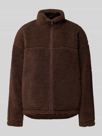Review Teddyjacke mit Stehkragen