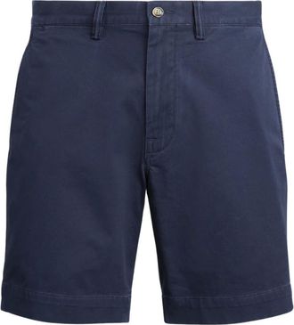 Polo Ralph Lauren Homme, Shorts, Bleu, Taille: W34 Stretch Straight Fit Chino Short