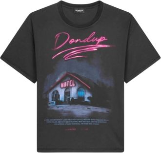 Dondup Femme, Tops, Noir, Taille: 40 FR T-shirt