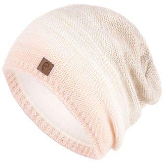 Faera M&uuml;tze Damen Winterm&uuml;tze Mehrfarbig warm gef&uuml;ttert Fleece-Futter Winter Herbst Strickm&uuml;tze Beanie Haube M&auml;dchen 57, Farbe:Rosa