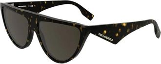 Karl Lagerfeld Femme, Accessoires, Brun, Taille: 59 MM Kl6185S 242 Lunettes de soleil