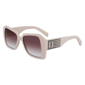 Karl Lagerfeld Femme, Accessoires, Blanc, Taille: ONE Size Lunettes de soleil