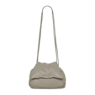 Gestuz Rock Ridge Leder Clutch - - Bags - Damen - Grau - ONE SIZE