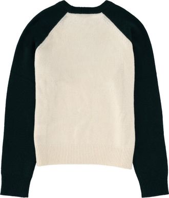 Sporty & Rich Logo Jersey Cashmere Blend Sweater - Multicolor