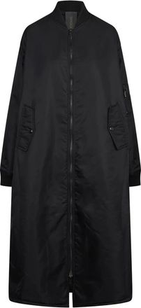 Giorgio Brato Femme, Manteaux, Noir, Taille: 40 FR Bomber Lungo