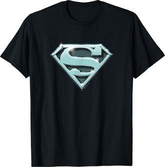DC Comics Superman Chrome Shield T Shirt T-Shirt