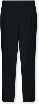 Elena Miro Femme, Pantalons, Bleu, Taille: 38 FR Pantalon Pliss&eacute; &agrave; Jambes Larges