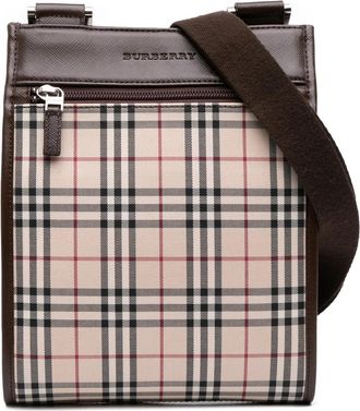 Burberry Hobo Bags - House Check Canvas Crossbody - Gr. unisize - in Braun - für Damen