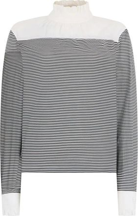 Philosophy di Lorenzo Serafini Femme, Blouses et Chemises, Multicolore, Taille: 40 FR Haut ray&eacute; &agrave; manches longues