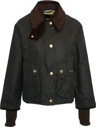 Barbour Veste Beadnell Cropped Wax Barbour
