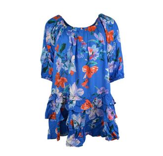 Replay Sommerkleid Volant Mini Dress Blumenprint
