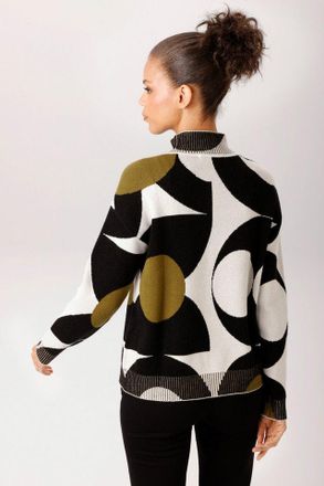 Aniston Strickpullover mit gro&szlig;fl&auml;chigem, grafischen Jacquard-Muster - NEUE KOLLEKTION