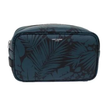 Saint Laurent Pre-owned Leder pouches - - Pre-owned - Damen - Gr&uuml;n - ONE SIZE