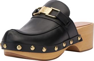 Pollini Damen Sa10165z1gtc000 Holzschuh, Schwarz, 36 EU